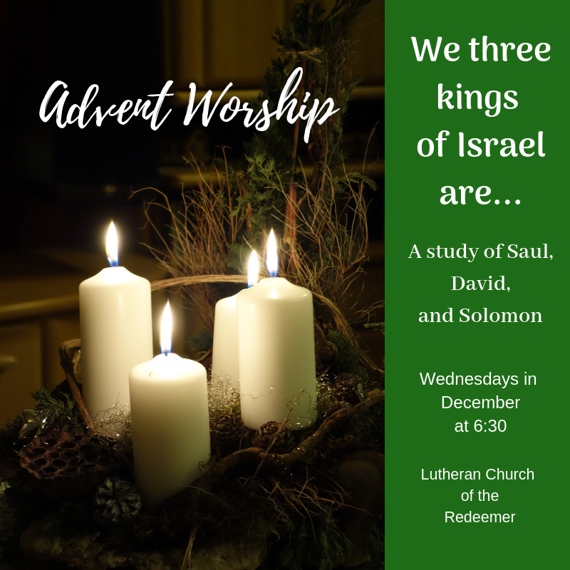 Advent and Christmas Services | Lutheran Church of the Redeemer